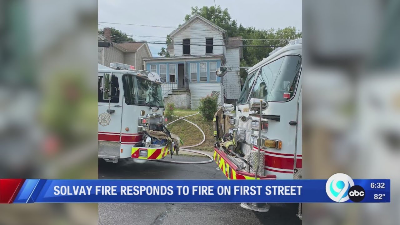Solvay Fire responds to fire on First Street - YouTube