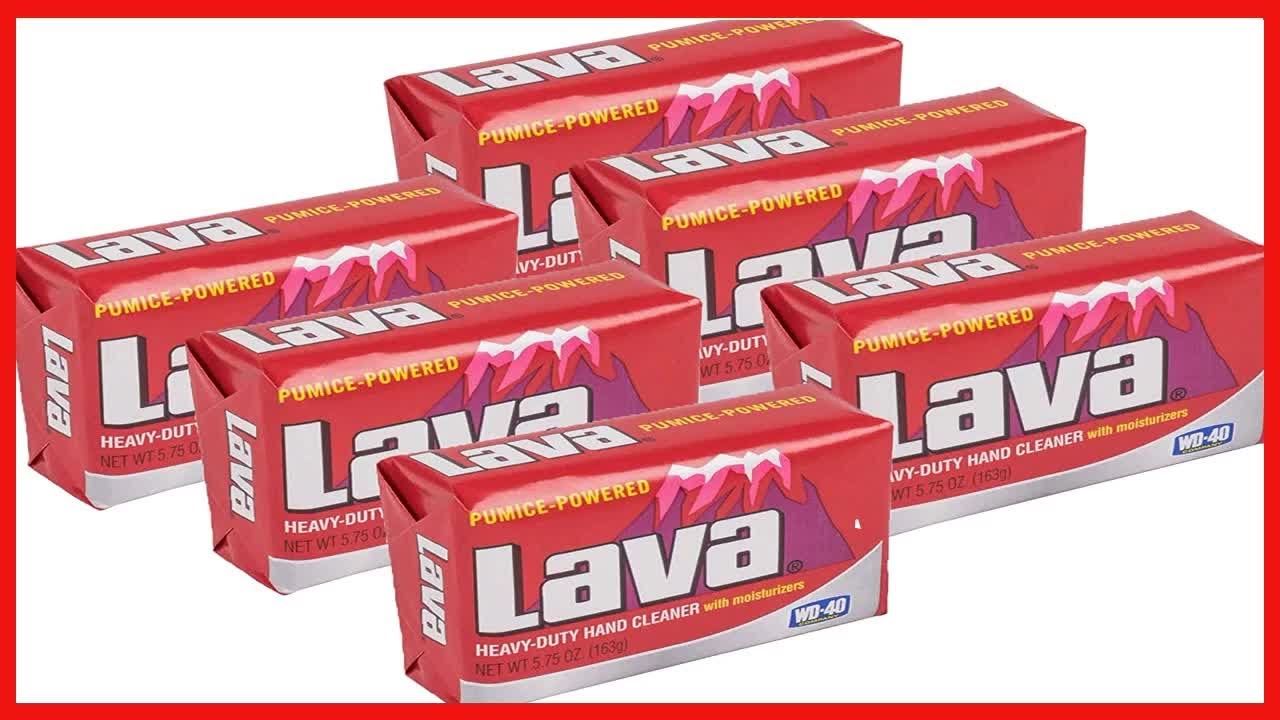 Lava 10185 Pumice Hand Cleaning and Moisturizing Bar Soap 5.75 Ounces ...