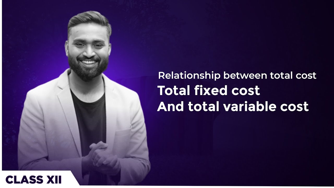 Relationship between Total cost & total fixed and variable cost | ISC ...