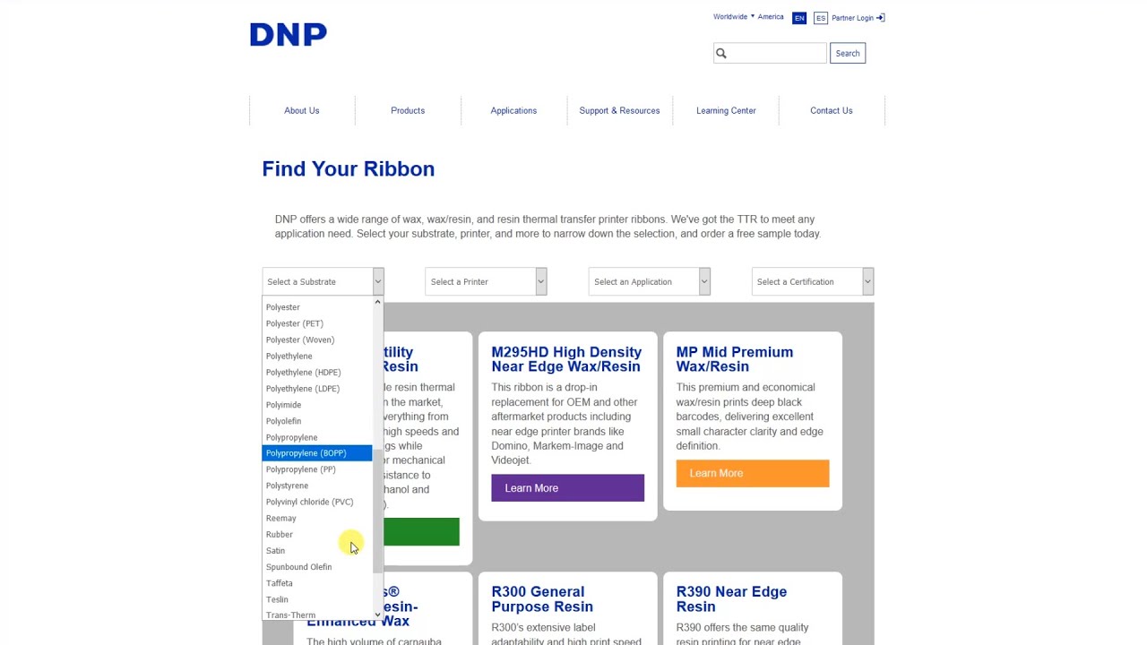 Find Your DNP Thermal Transfer Ribbon - YouTube