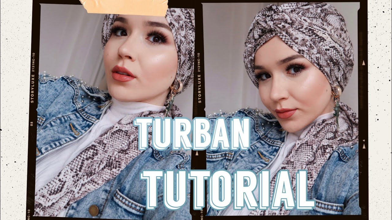 QUICK 1 MINUTE TURBAN TUTORIAL FOR MUMS - YouTube