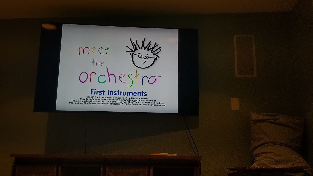 Baby Einstein Meet The Orchestra First Instruments Dvd