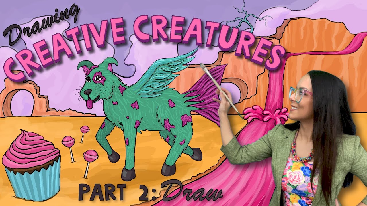 Creative Creatures: Part 2 (Draw) - YouTube