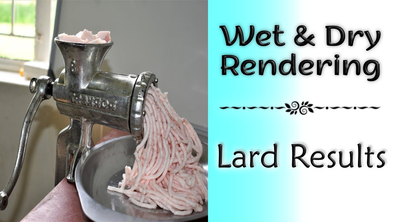 Lard Wet Vs Dry Rendering - Which Will Reign Supreme? The results are ...