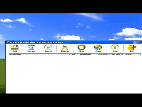 Postavke koje trebaju biti u FLV to AVI MPEG WMV 3GP MP4 iPod Converter