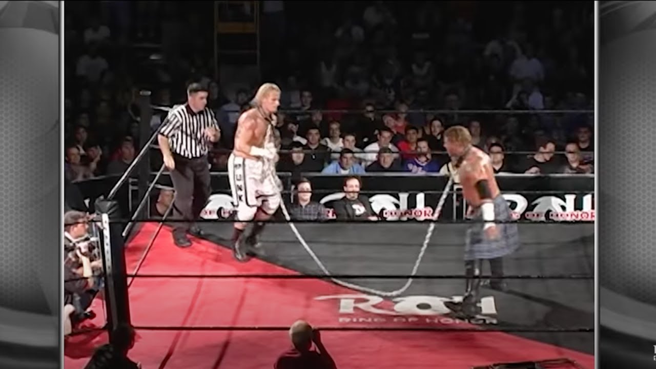CM Punk vs. Raven, Samoa Joe vs. AJ Styles (ROH 2003) | Distraction ROH ...