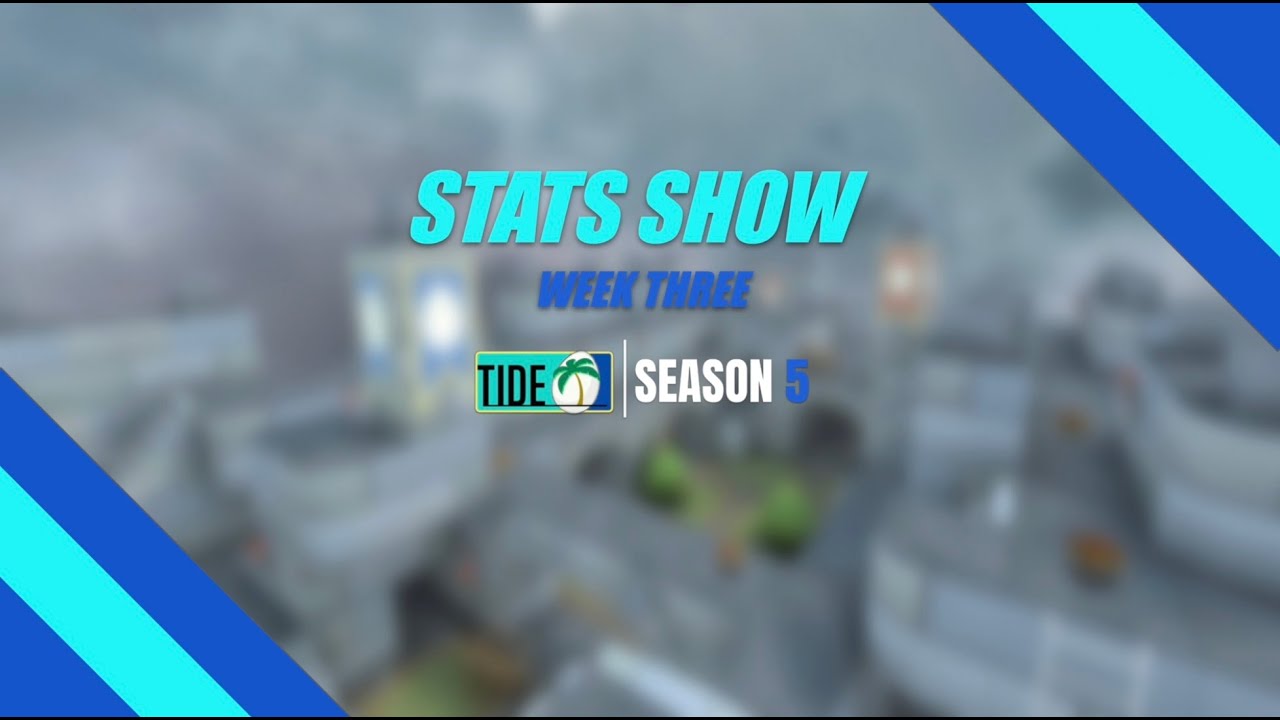 Tide League Season 5 | Week 3 | Stats Show - YouTube