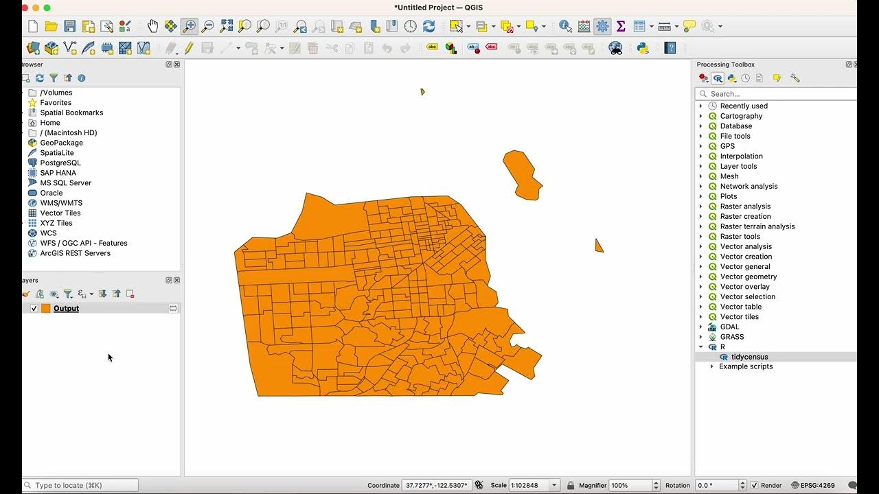 Example: building an R script tool in QGIS - YouTube