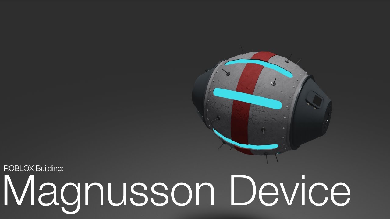 Magnusson Device (HL2) | Roblox Studio Modeling Timelapse - YouTube