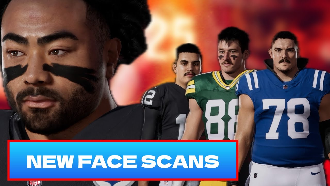 Madden 25 - Player Likeness / Face Scans (UPDATED) #madden25 - YouTube