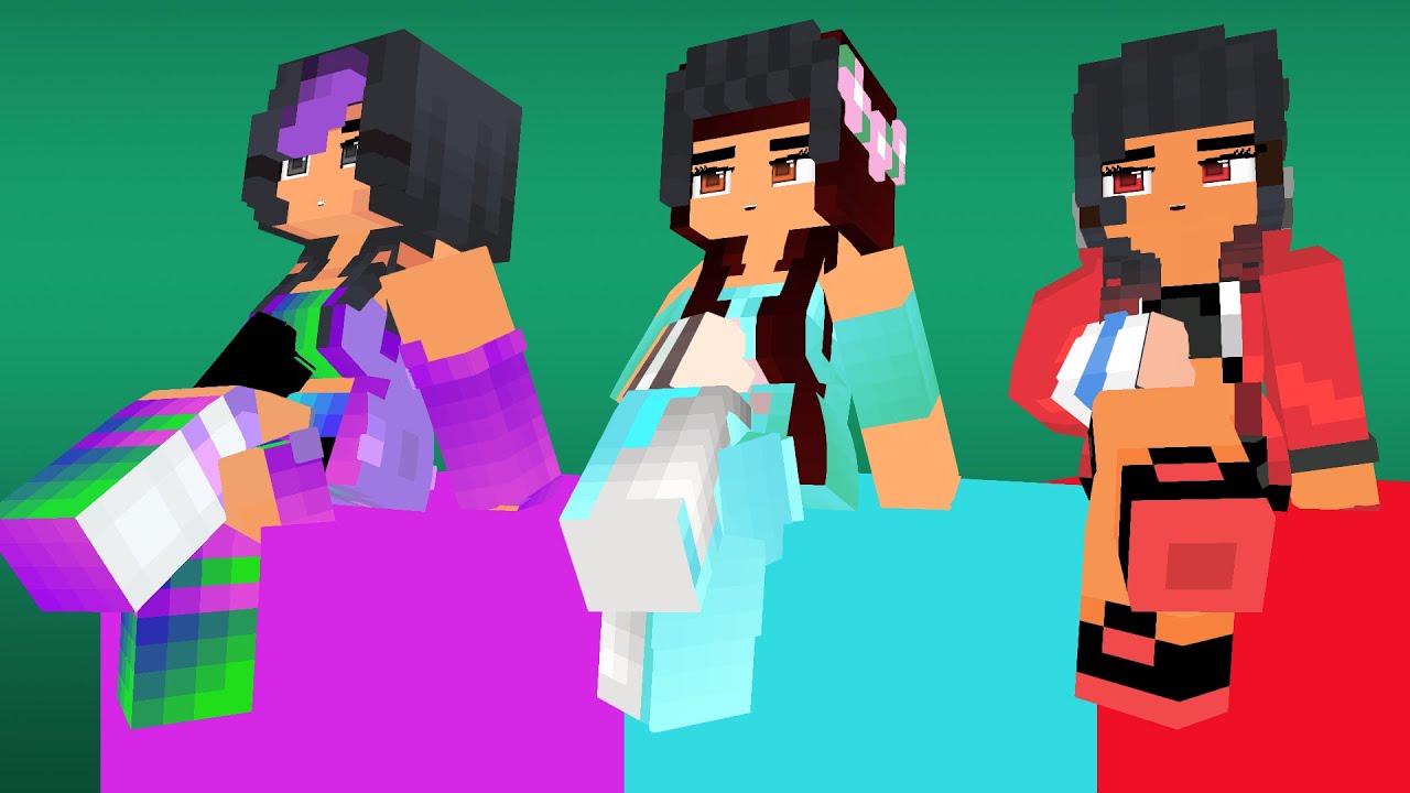 LUCKY SUPER IDOL MEME : MINECRAFT ANIMATION APHMAU 47 - YouTube