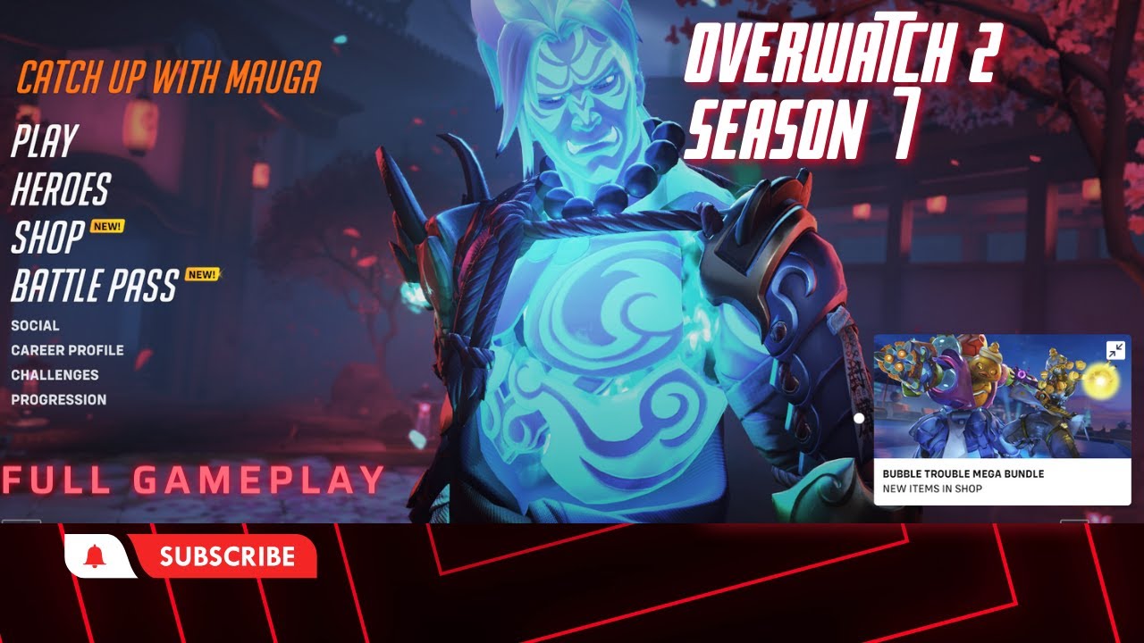 Overwatch 2 Season 7 Rank Game P7 Gameplay - YouTube