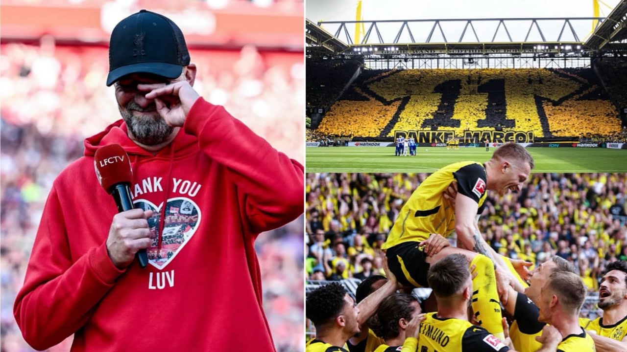 SAD FAREWELL TO JURGEN / REUS' LAST GAME AT SIGNAL IDUNA PARK - YouTube