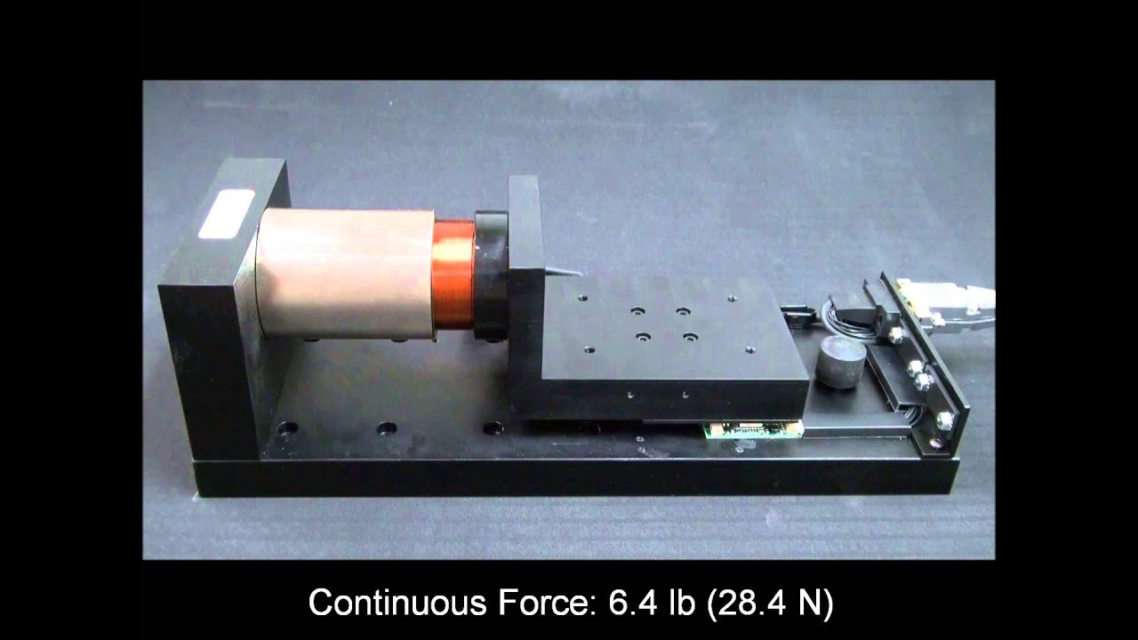 Voice Coil Linear Stage 051-064-01-01 by Moticont - YouTube