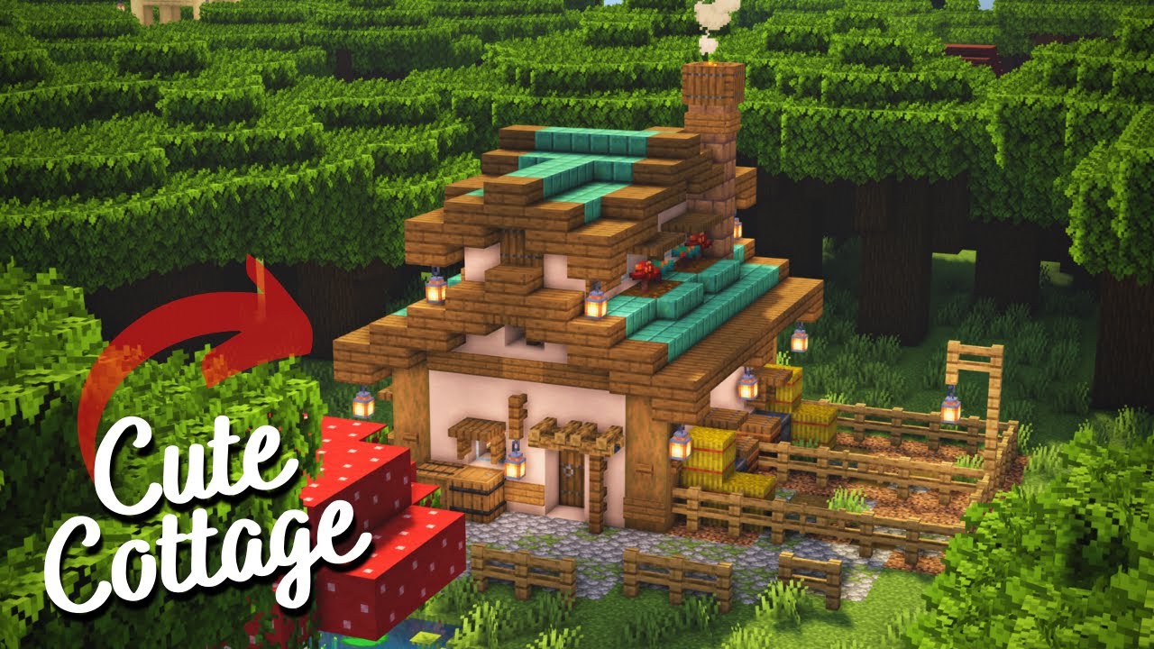 Minecraft | How to Build A Small Cottage | Tutorial - YouTube