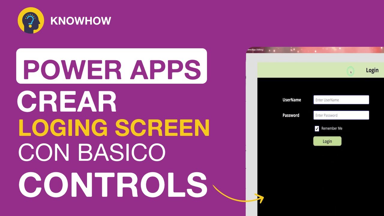 Crea Tu Propia App de Inicio de Sesión Fácilmente con Power Apps - YouTube