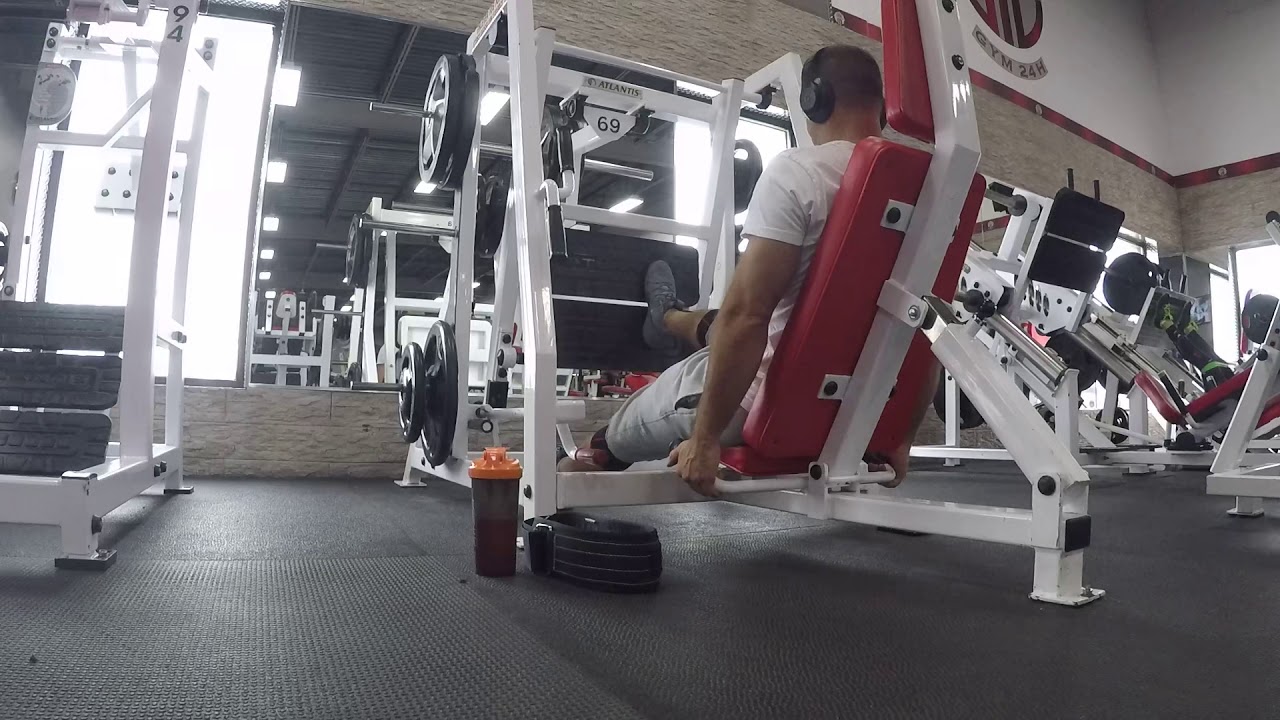 One leg leg press - YouTube