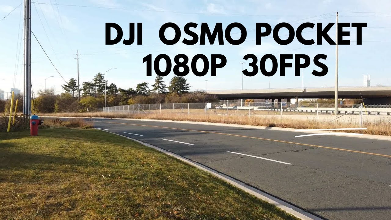 DJI Osmo Pocket Test Footage 1080F 30FPS - Walk Tour in Canada - YouTube