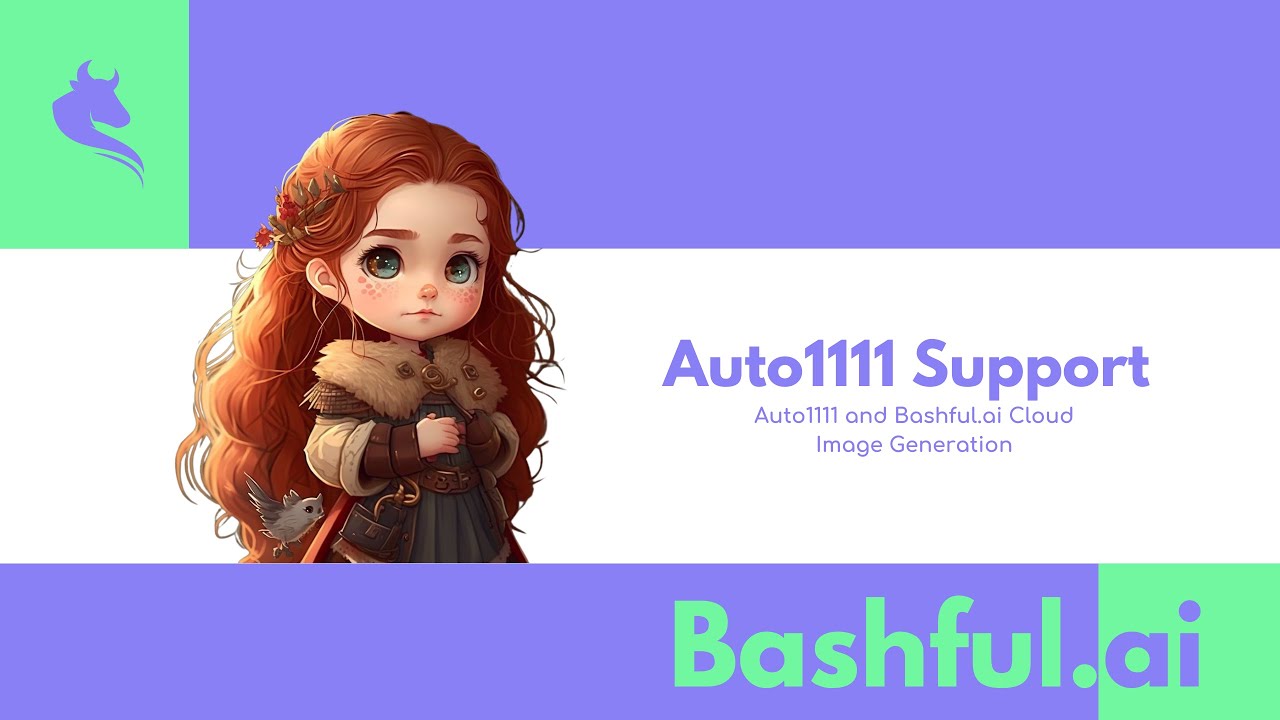 Bashful: AI in Photoshop Supports Local Auto1111 and Cloud - YouTube