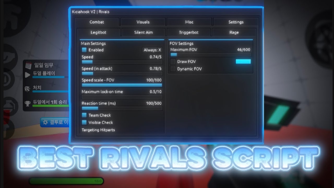 The best Roblox rivals script? “Kiciahook” showcase edit by Darkness ...