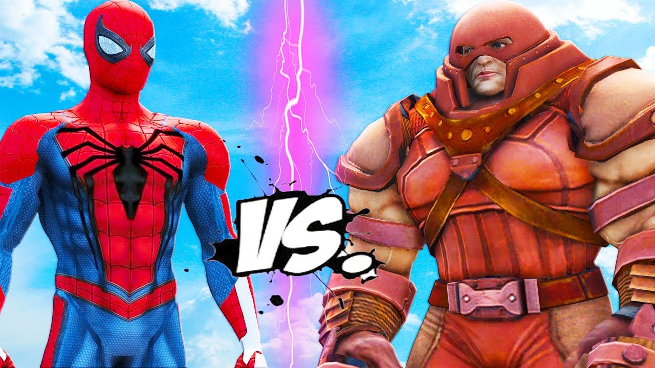 SPIDERMAN VS JUGGERNAUT - EPIC BATTLE - YouTube