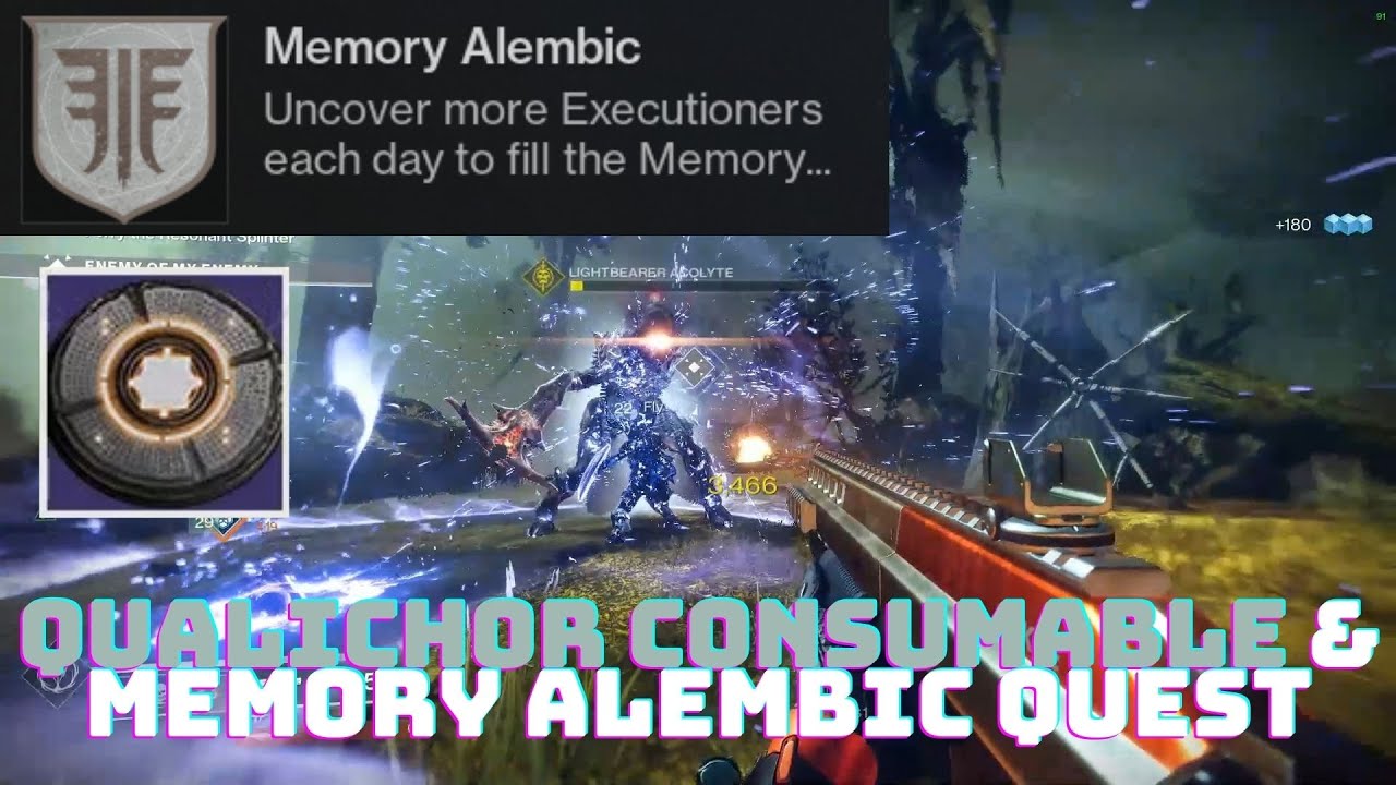 Qualichor Consumable & Memory Alembic Quest (Fynch) | Destiny 2 Witch ...