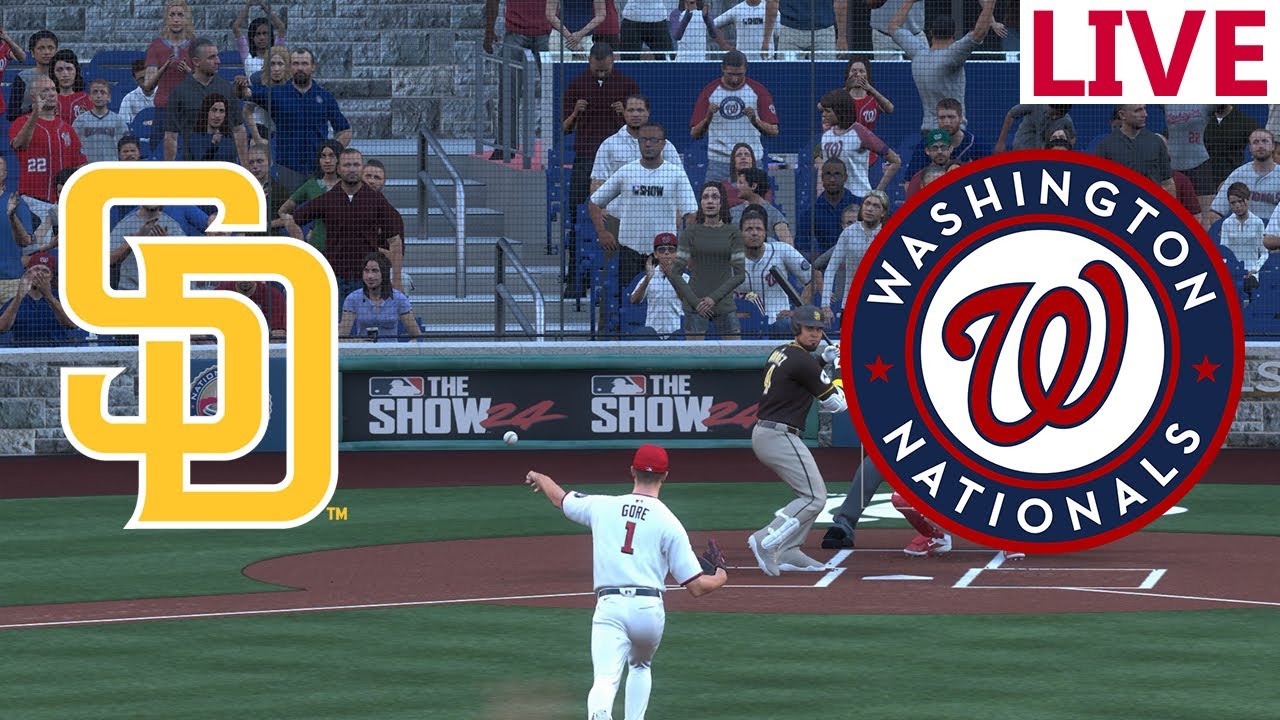 🔴LIVE MLB🔴 San Diego Padres VS Washington Nationals/July 23 / /MLB THE ...