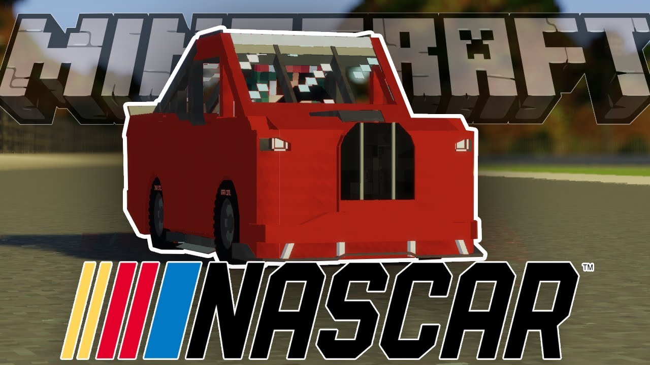 Come ho creato una Macchina NASCAR su Minecraft!!! (con circuito Ovale ...