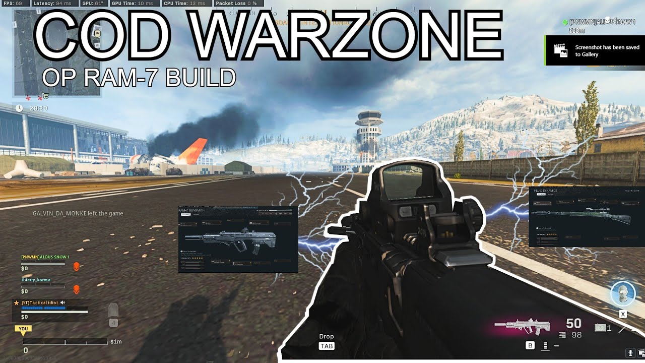 BEST RAM 7 BUILD *NEW META* | Call Of Duty Solos - YouTube