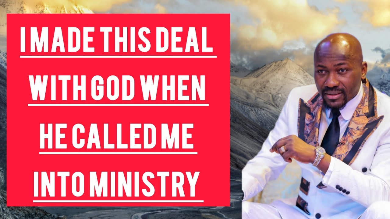 THIS IS THE DEAL I MADE WITH GOD WHEN HE CALLED ME - APOSTLE JOHNSON ...