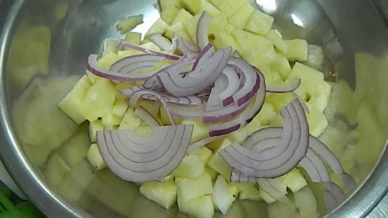 DIY Trini Pineapple Chow - YouTube