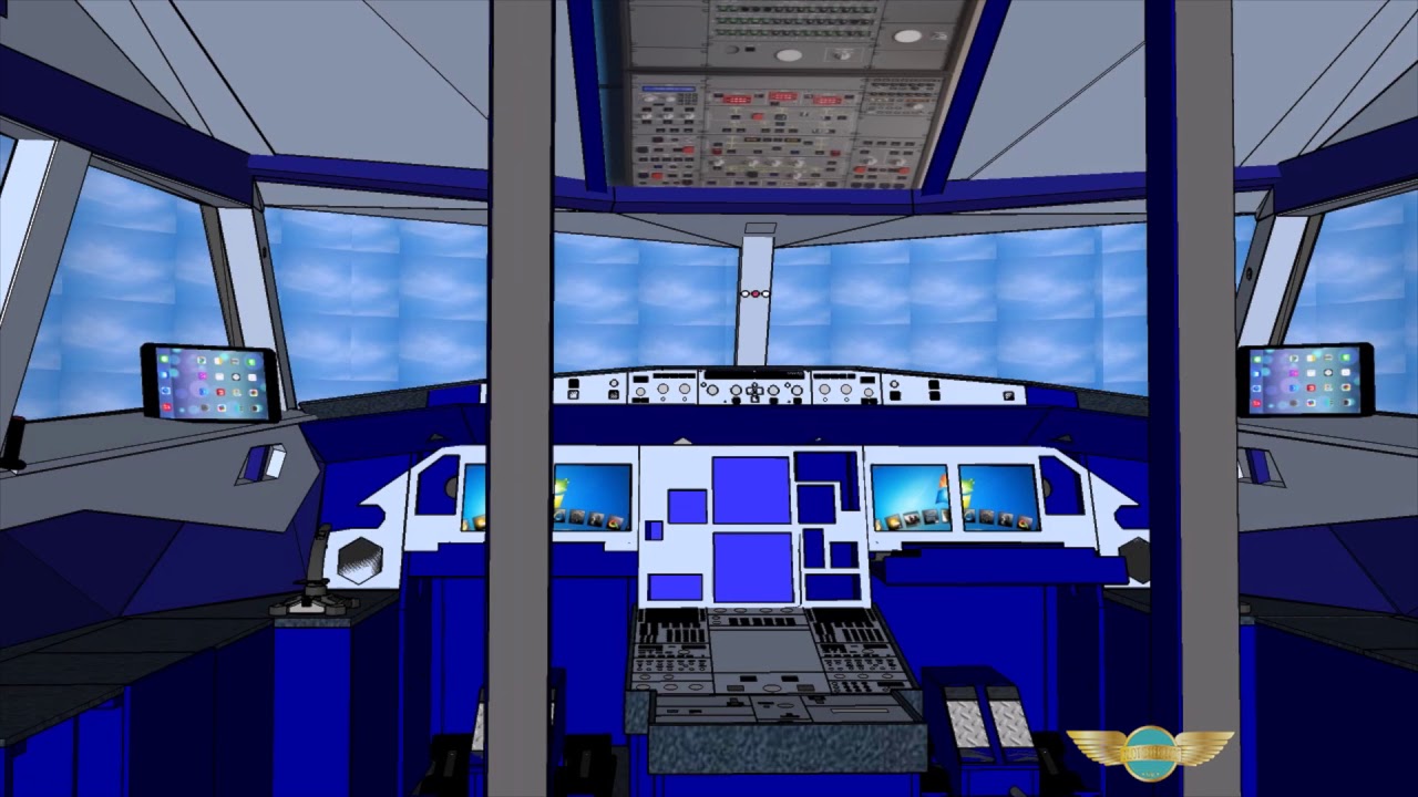 A320 PILOT EXPERIENCE SIM HOME COCKPIT PARTS 2017 3D PRESENTATION (#3 ...