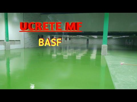 Proses aplikasi Epoxy lantai Ucrete mf BASF - YouTube