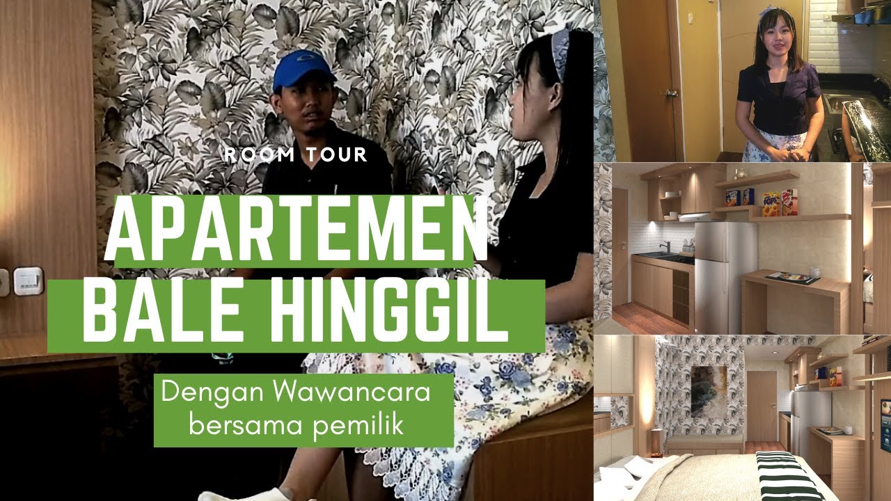 Melihat unit Apartemen bale hinggil type Studio - YouTube