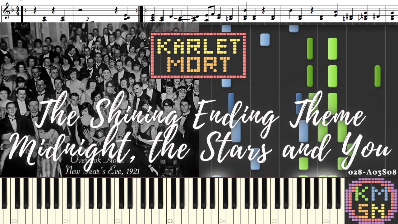 The Shining Ending Theme - Midnight, the Stars and You on Synthesia ...