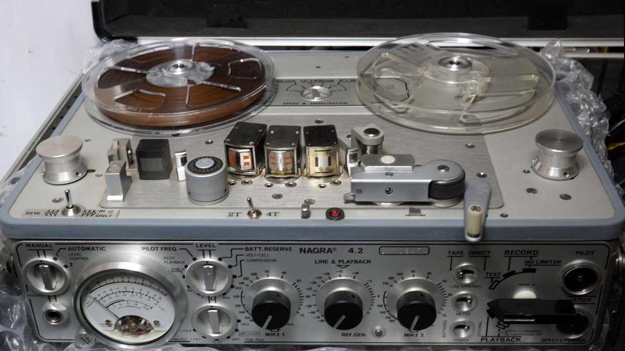 NAGRA 4.2 capable of stereo playback [ステレオ再生仕様に改造されたNAGRA 4.2] - YouTube