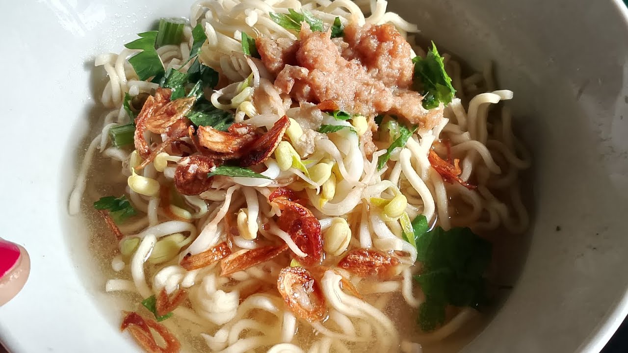 Mie kuah ikan‼️‼️ mie pantiaw khas bangka berasa ikan nya - YouTube