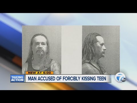 Man accused of forcibly kissing teen