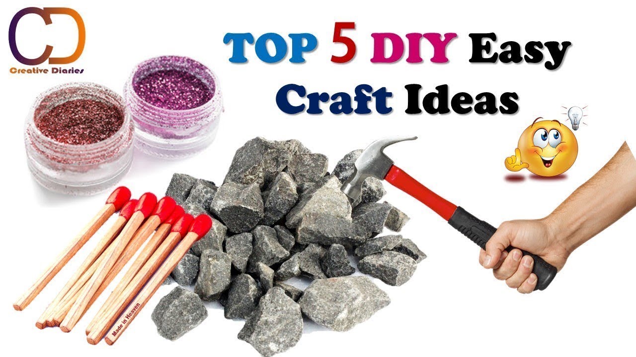 TOP 5 DIY EASY CRAFT COMPILATION IDEA I Best Out of Waste Craft I ...