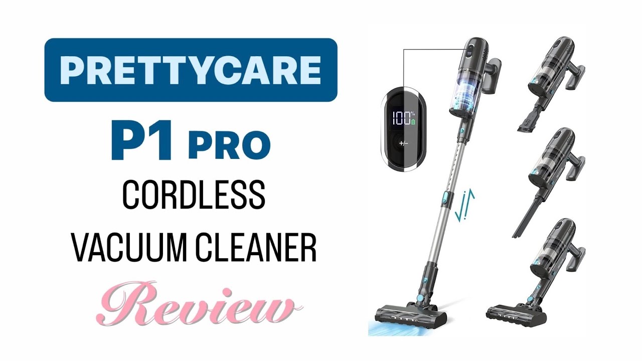 PRETTYCARE P1 PRO Cordless Vacuum Cleaner 🩷 Simply Amazing! - YouTube