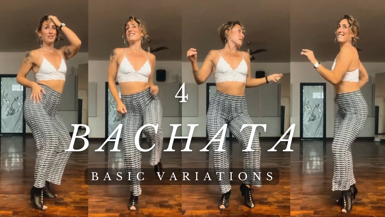 4 Basic Bachata Variations + Practice Routine - YouTube