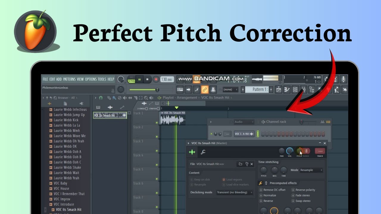How to change pitch in FL Studio (Harmonic Tuning) - YouTube