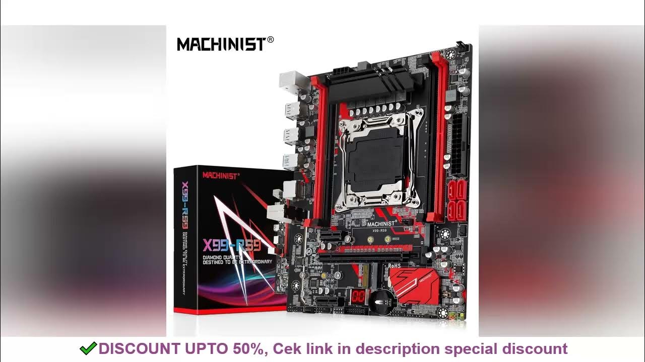 Deal Machinist Rs9 X99 Motherboard Support Xeon E5 V3 V4 Lga 2011 3 Cpu
