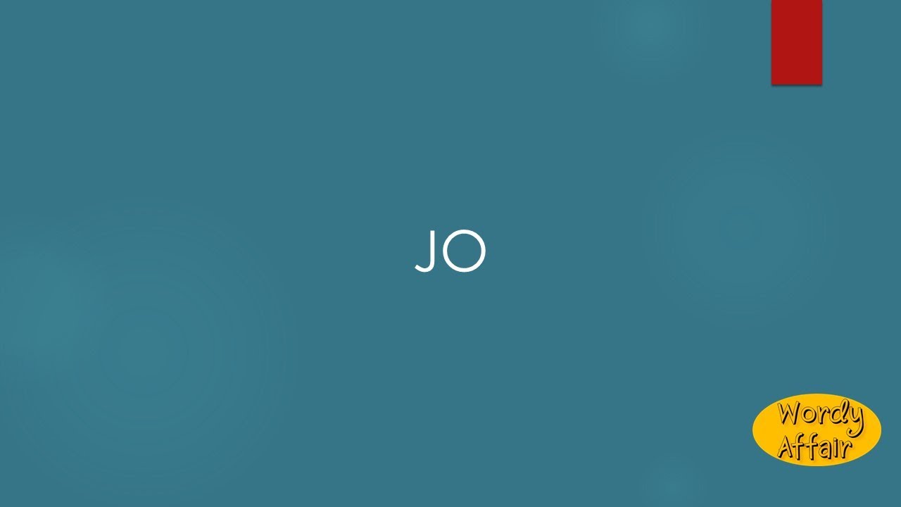 Jo Meaning YouTube jo-meaning-youtube