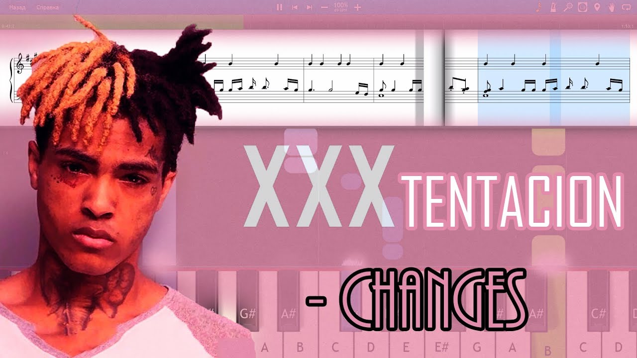 XXXTENTACION - changes [Piano Tutorial | Sheets | MIDI] Synthesia - YouTube