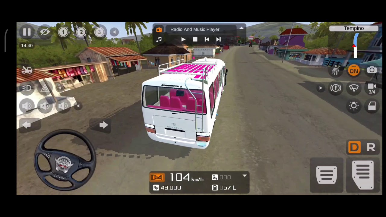 Mod de BUSSID Toyota Coaster Frente japonés ( Con Parrilla ) - YouTube