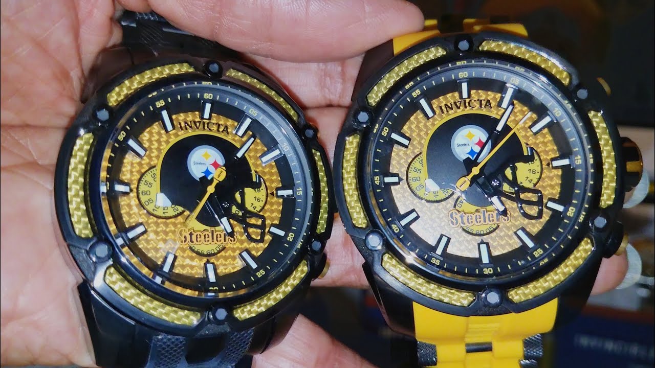 Pittsburgh Steelers Invicta Watch Unboxing - YouTube