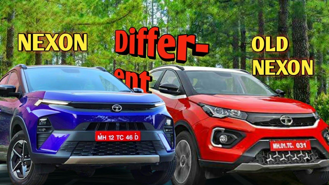 new nexon 2023 vs old nexon different comparison - old nexon vs new ...