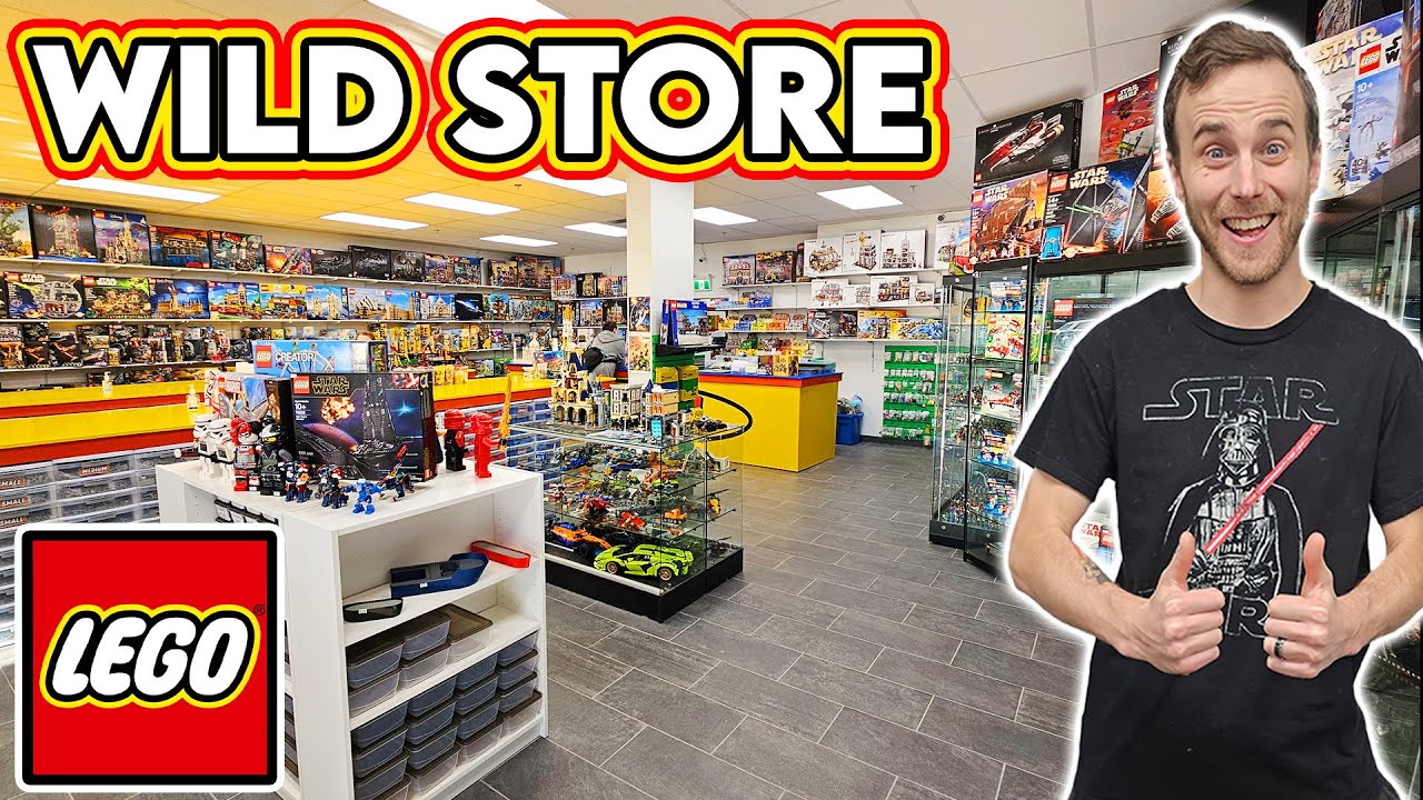 Shopping at my NEW Favorite LEGO STORE! - YouTube