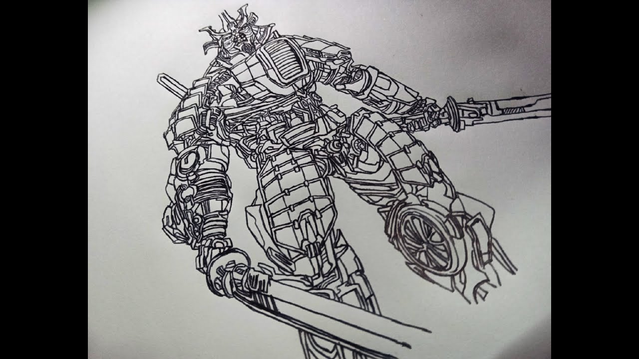 Drawing AutoBot Drift [Transformers AOE] - YouTube